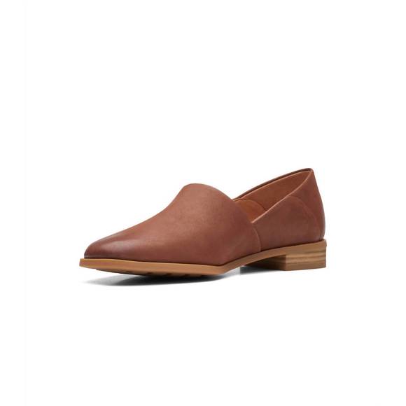 Clarks | Shoes | New Clarks Womens Pure Belle Leather Slip On Shoe In ...